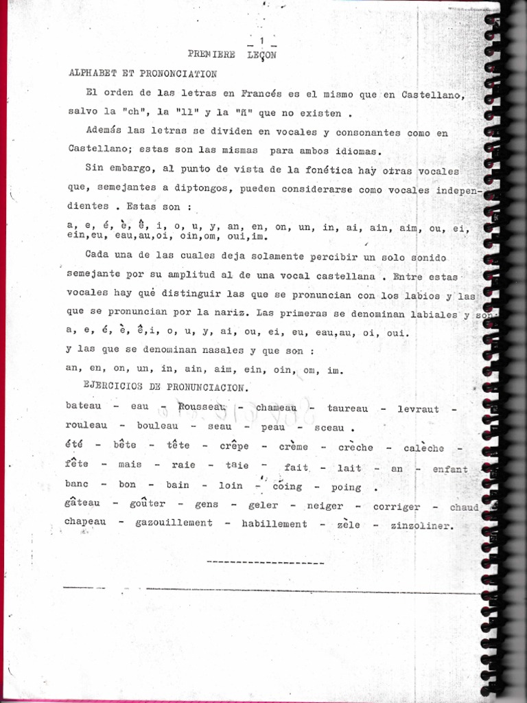 Francais Lecon 1 A 10 | PDF