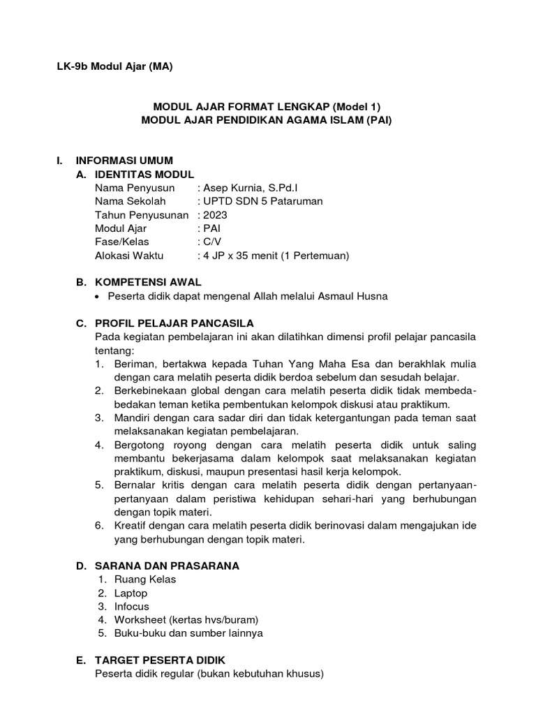 LK 9B ASEP KURNIA - Compressed | PDF