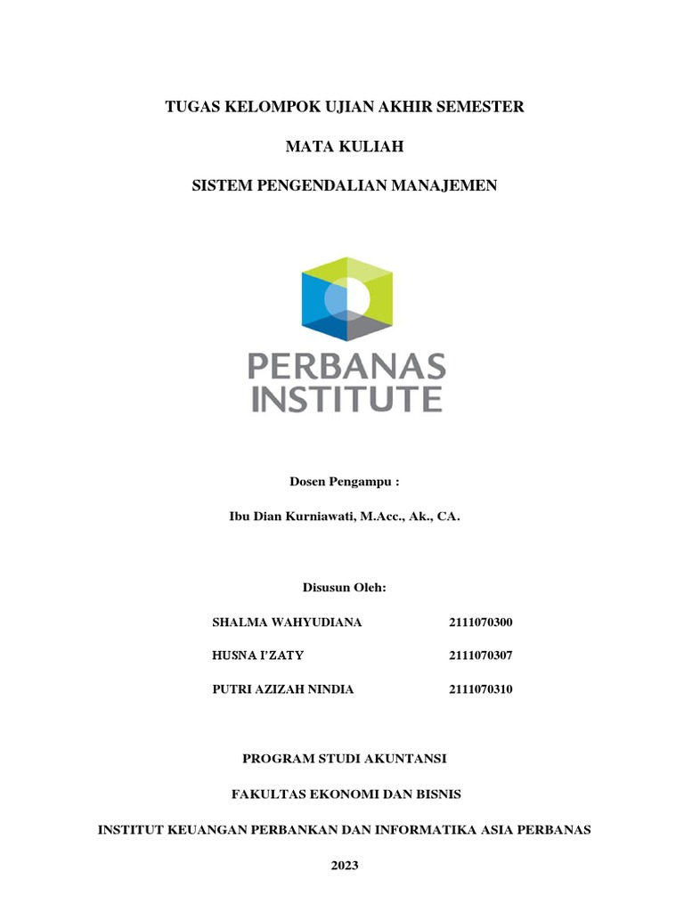 Tugas Uas SPM - Kelompok 9 | PDF
