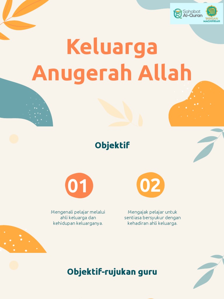 MODUL KHAS 1. KELUARGA ANUGERAH ALLAH.pptx | PDF