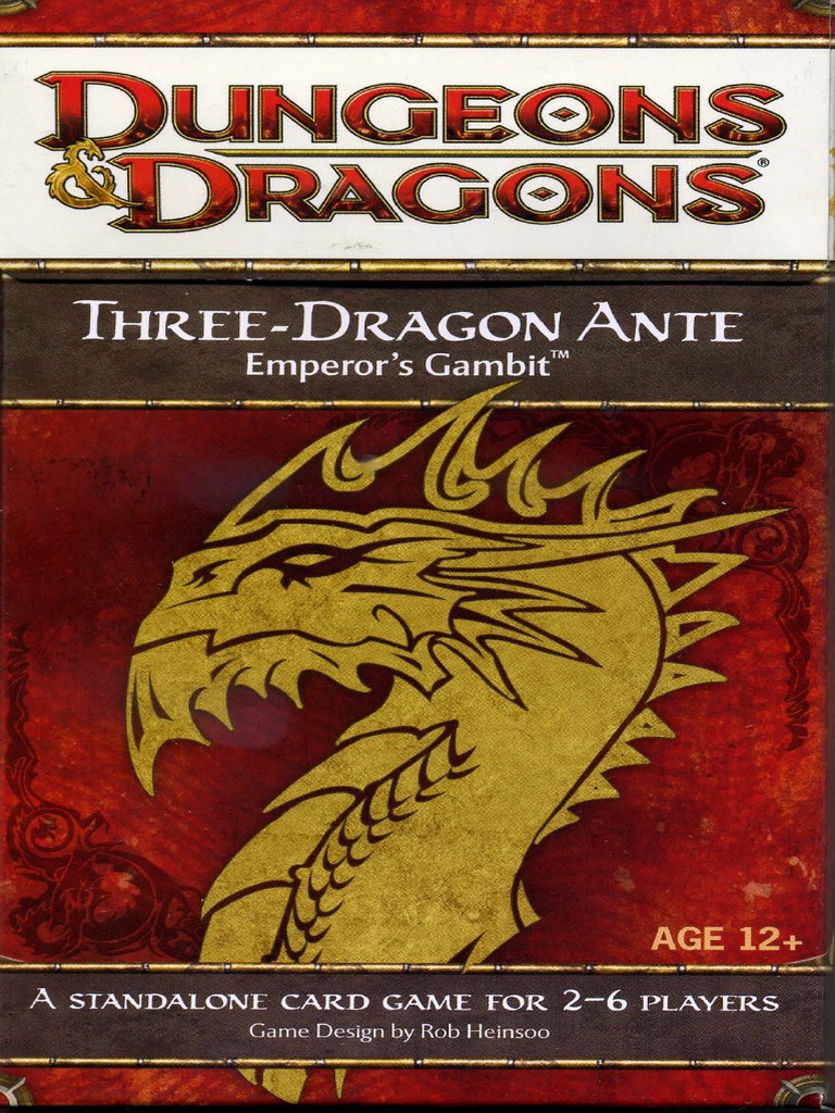 Three-Dragon Ante - Emperors Gambit | PDF