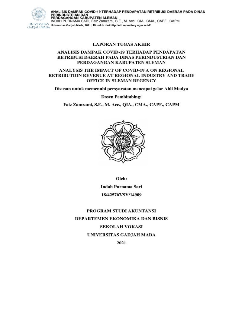 INDAH PURNAMA SARI, Faiz Zamzami, S.E., M. Acc., QIA., CMA., CAPF., CAPM | PDF | Bisnis