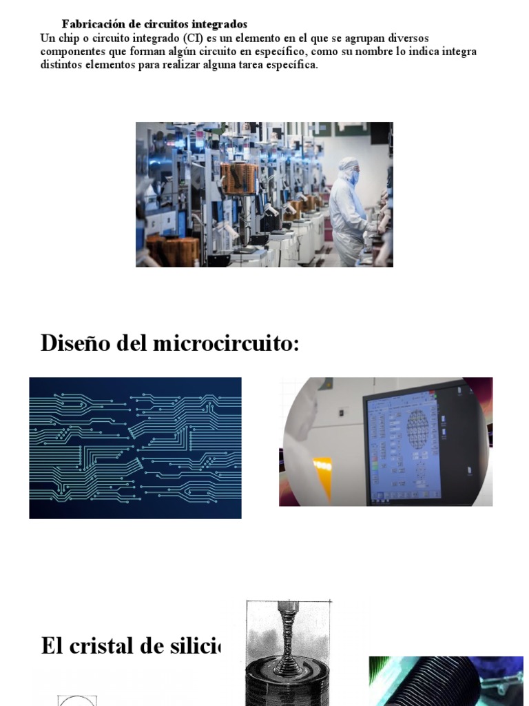 Fabricación de Circuitos Integrados | PDF
