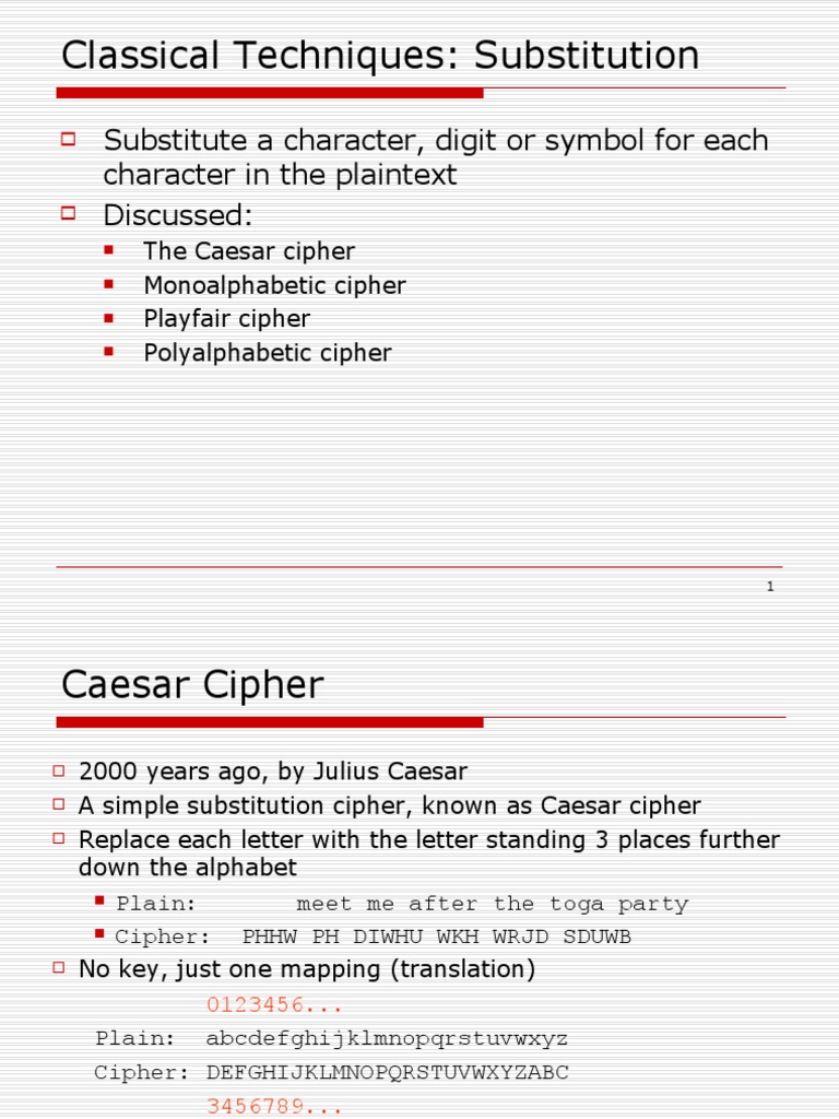 Mod2 Classical Encryption | PDF | Cipher | Information Age