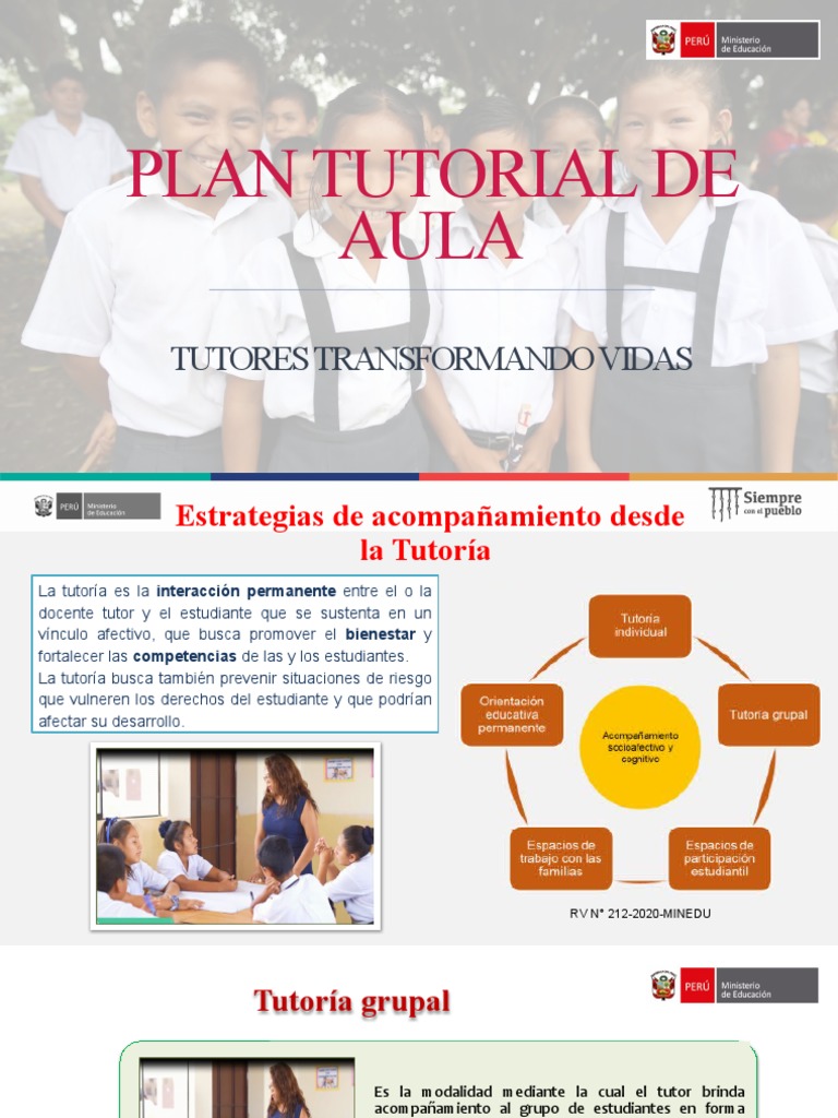 Plan Tutorial de Aula | PDF