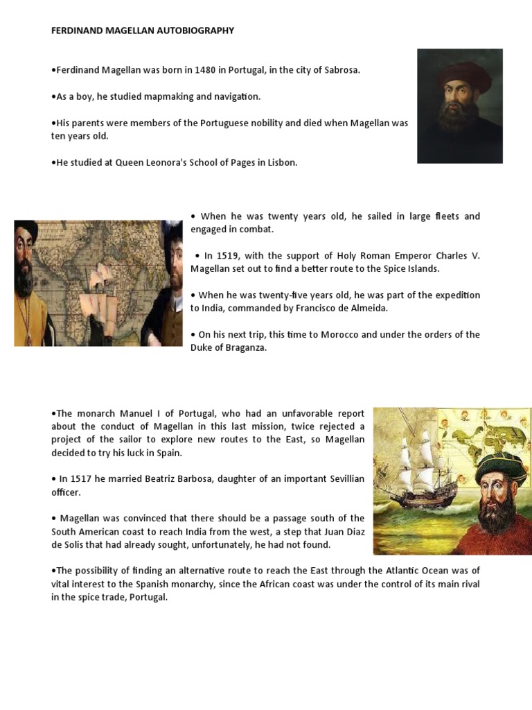 Magellan Autobiography and Arrival in Homonhon | PDF | Early Modern ...