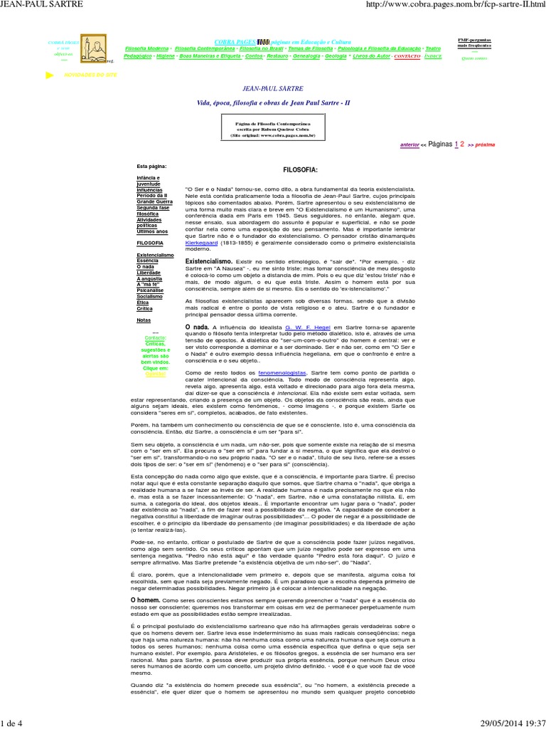 Jean-Paul Sartre 2 | PDF