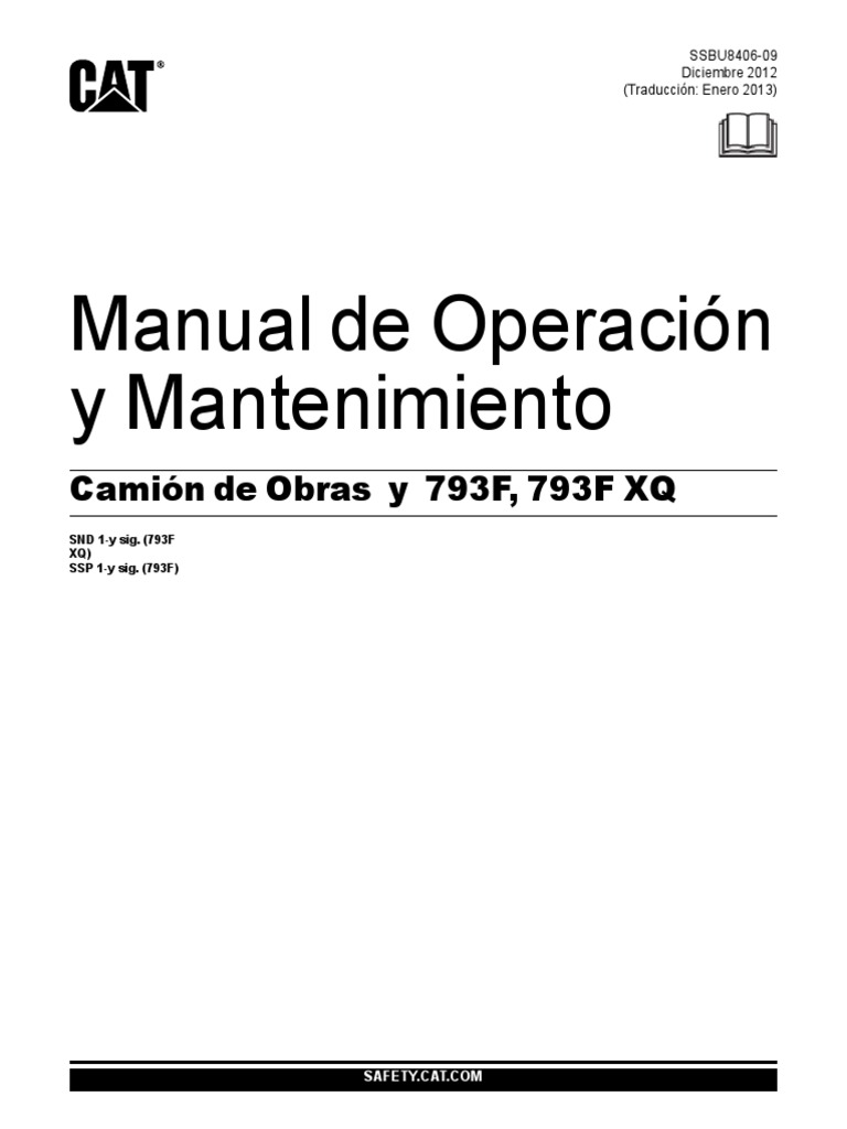 793F MANUAL DE OPERACIÓN Y MANTENIMIENTO | PDF