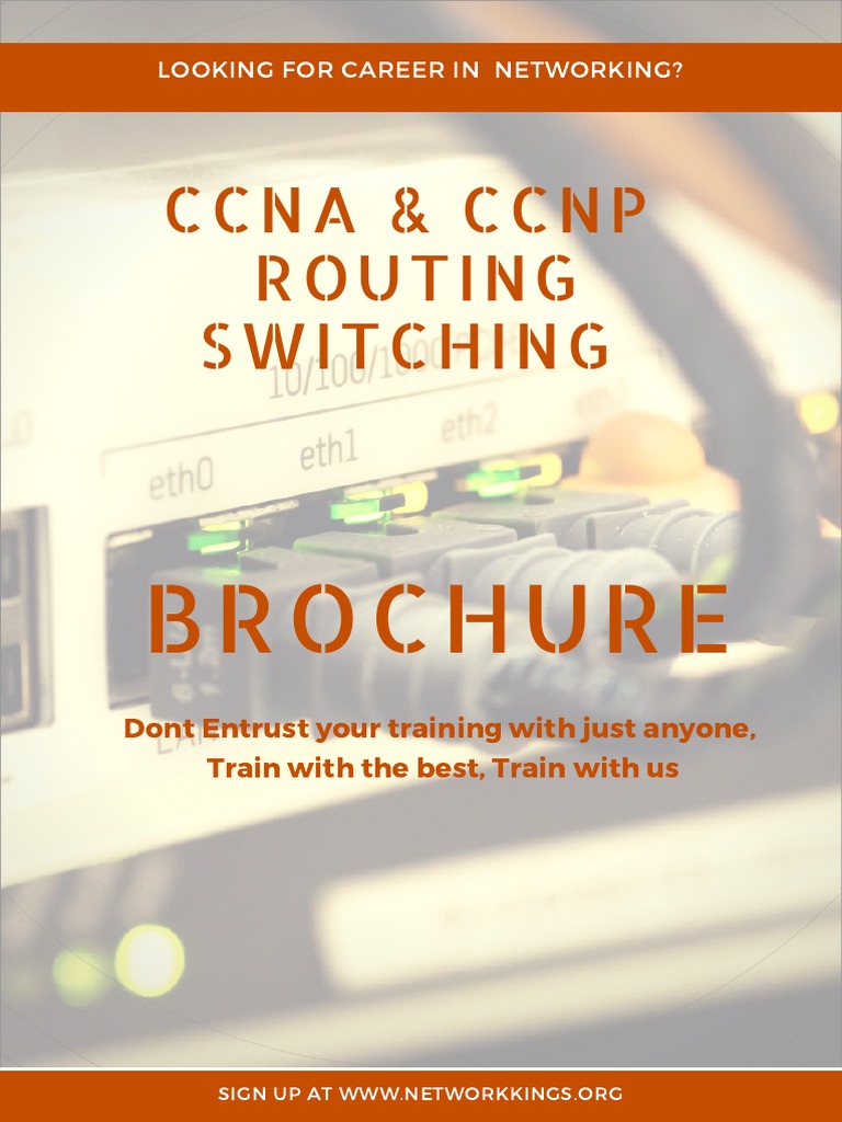 Ccna Ccnp Rs Brochure Pdf Cisco Certifications Computer Network