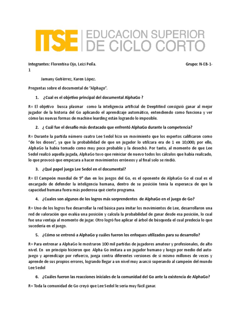 Alphago | PDF | Cognición | Ciencia cognitiva