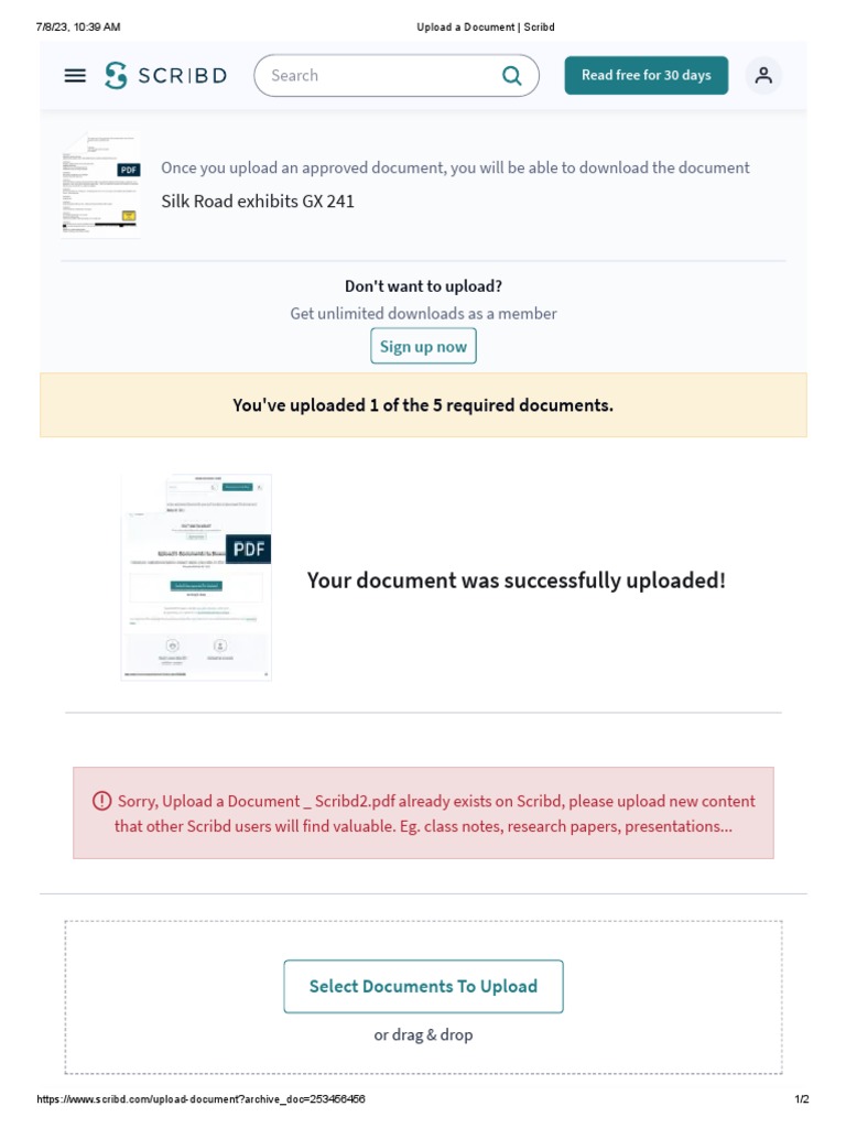 DDoad A Document - Scribd | PDF | Scribd | Computing
