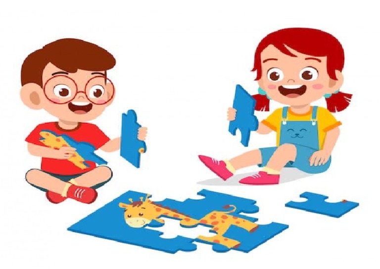 NIÑOS ARMANDO ROMPECABEZAS | PDF