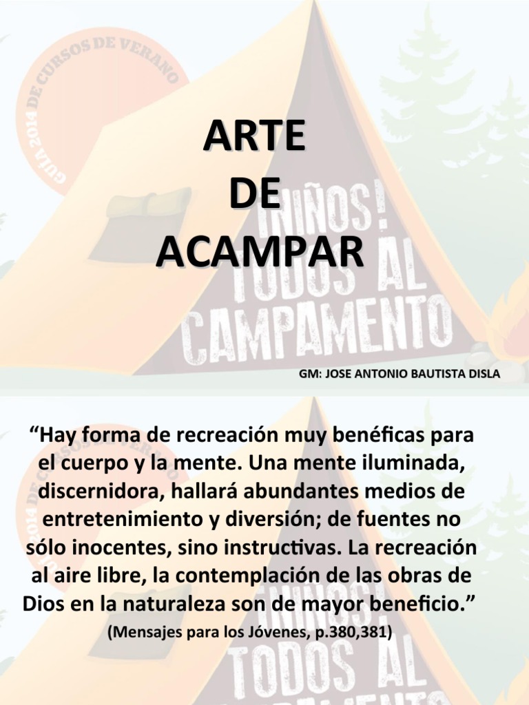 Guía de Acampada y Refugios | PDF | Cámping | Incendios