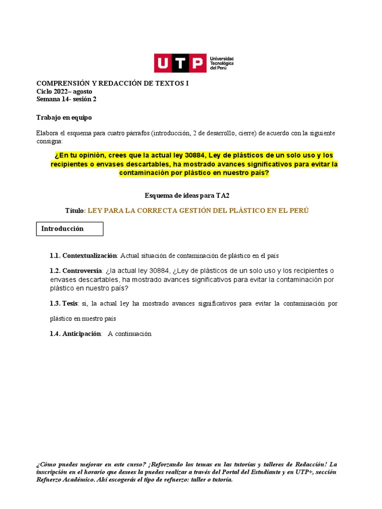 Esquema Final | PDF | El plastico | Contaminación