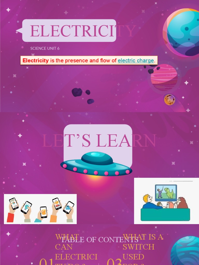 Science Unit Electricity (Unit 6) | PDF