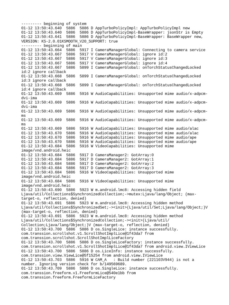 Logcat 1673542243599 | PDF | Java (Programming Language) | Software