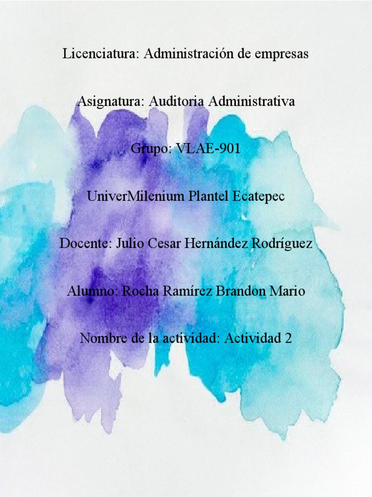 Act - Apren2 - BMRR 2 | PDF | Auditoría | Gestión de recursos humanos