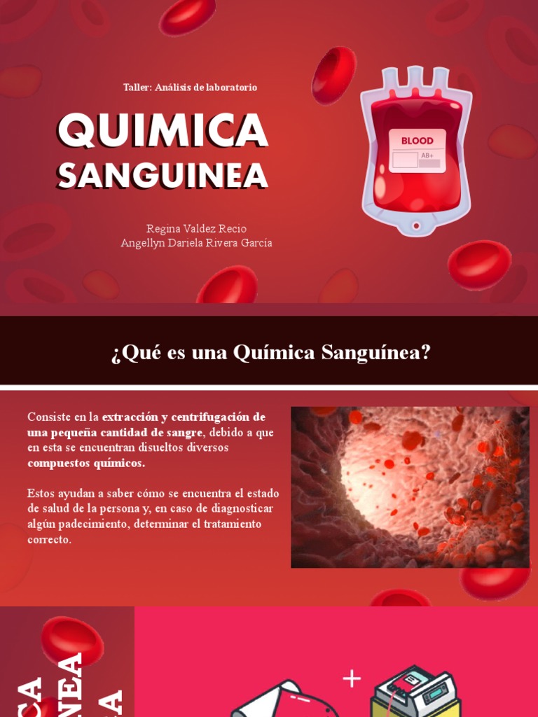 QUIMICA SANGUINEA | PDF