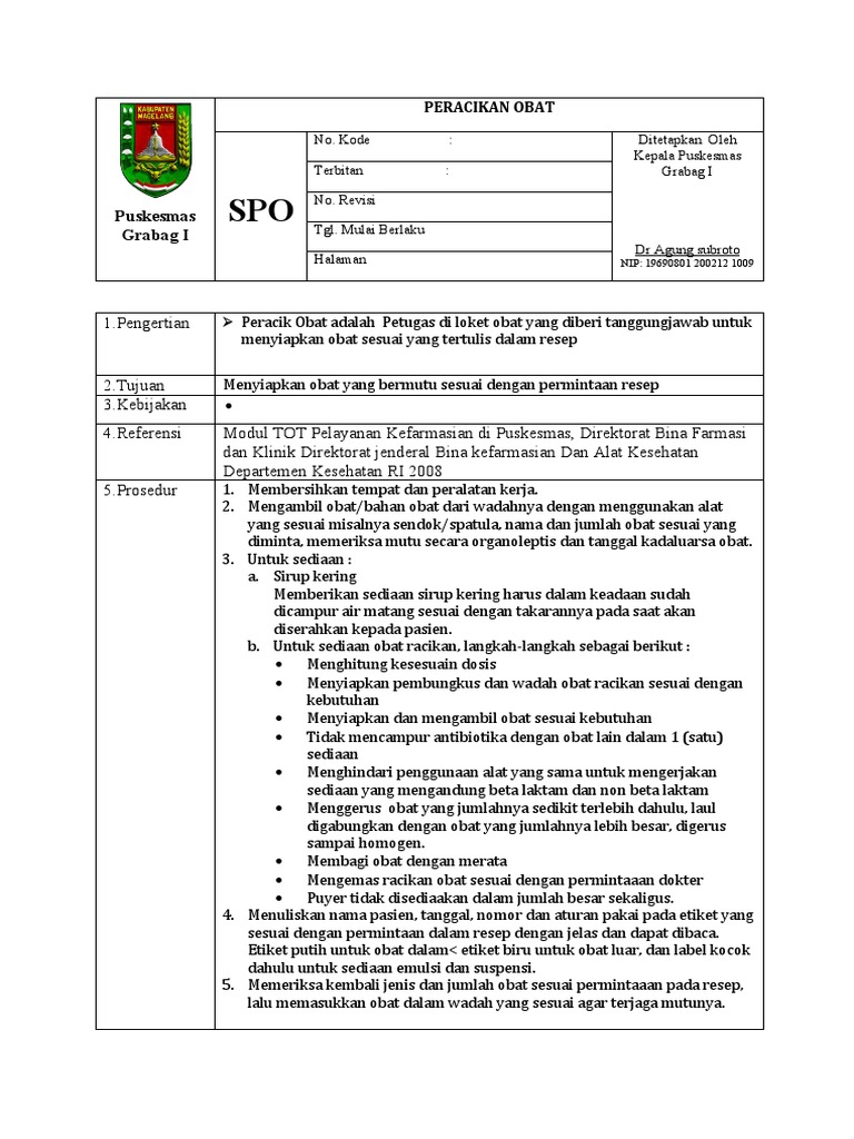 Peracikan Obat | PDF