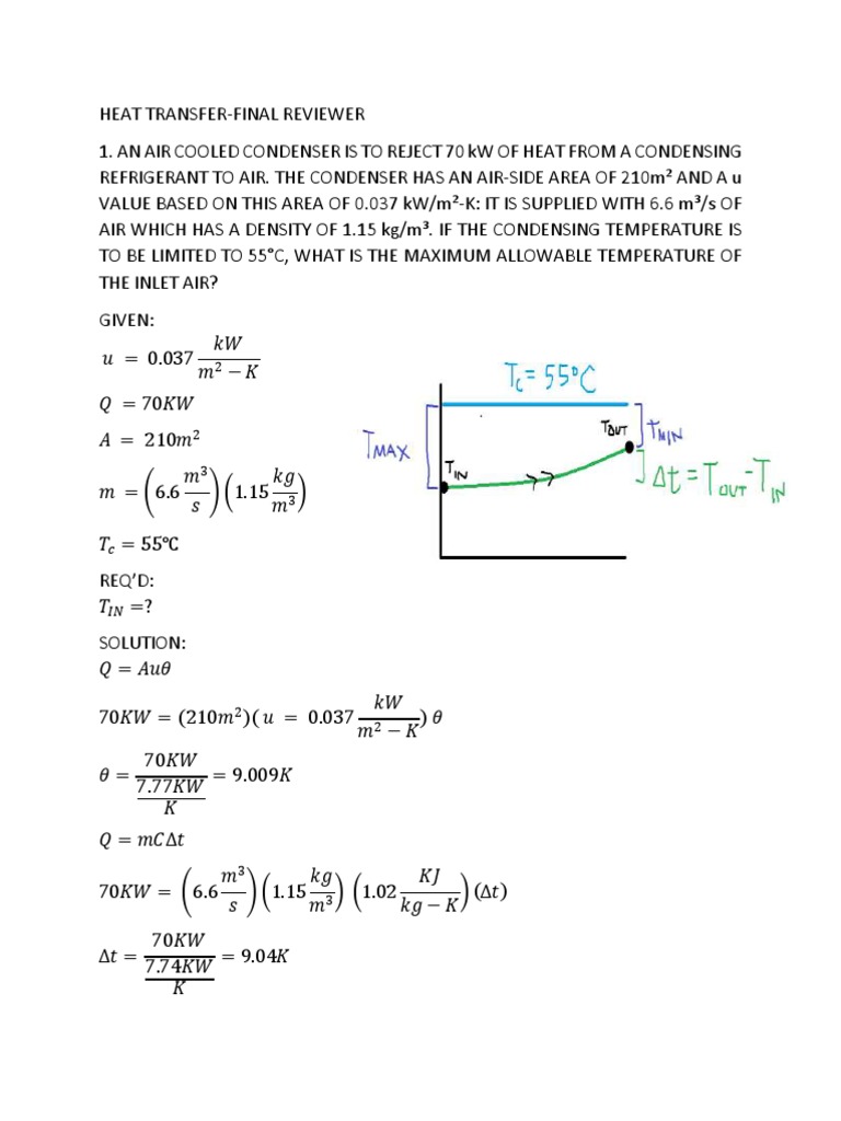 Heat Transfer-Final-Reviewer | PDF | Science & Mathematics