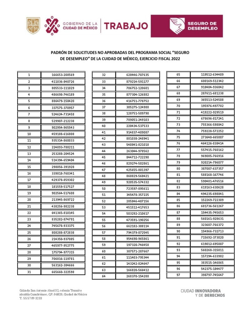 Folios No Aprobados Sda-2022 | PDF