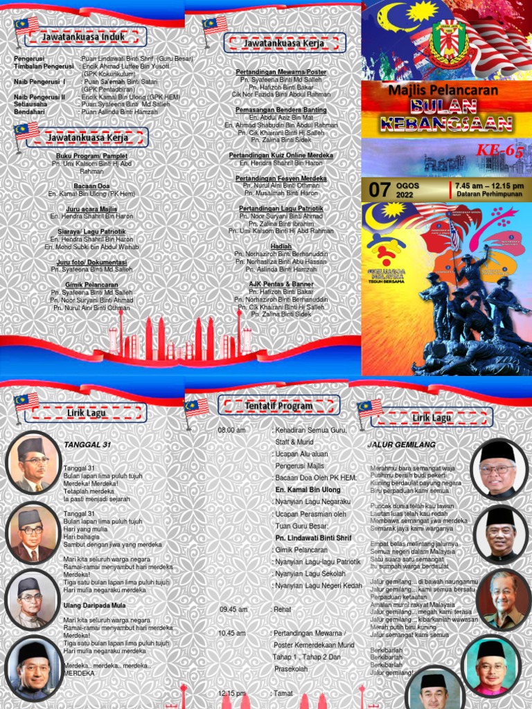 Majlis Pelancaran Bulan Kebangsaan | PDF