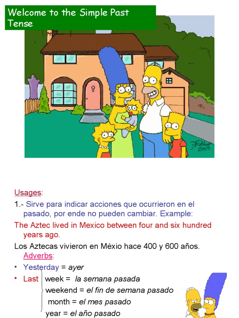 Pasado Simple | PDF | Verbo | Gramática