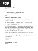 Letter of Intent For Promotion Deped | PDF
