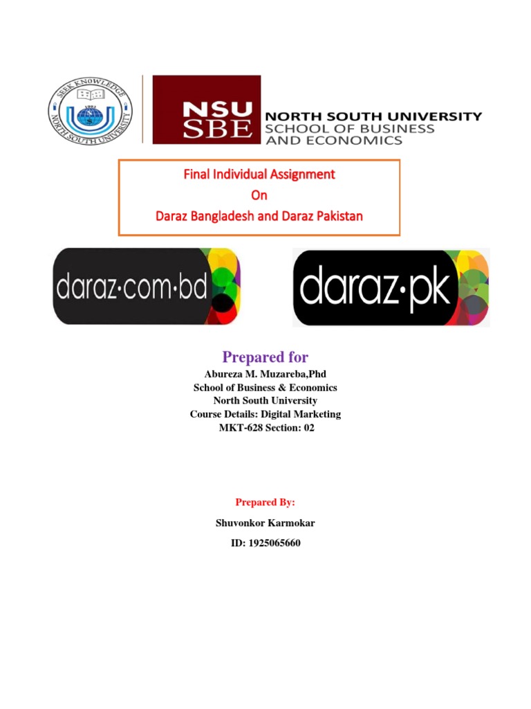 Digital Marketing Strategies of Daraz Ba - JJ | PDF | Popular Culture ...