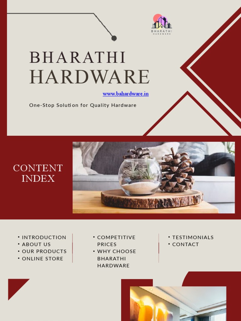 Design The Home You Love With Bharathi Hardware | PDF