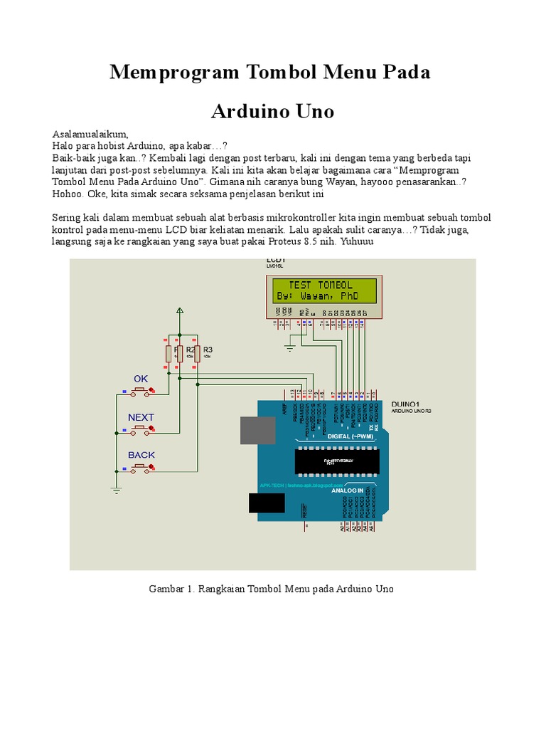 Ardiuno Code Menu Makanan | PDF