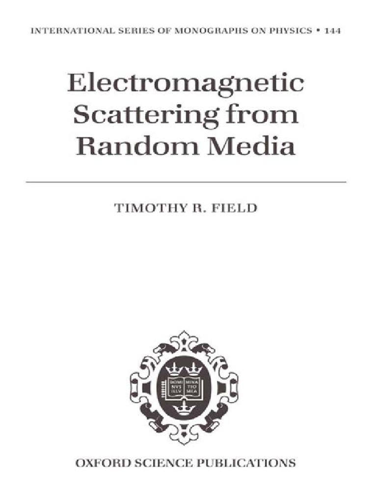 Electromagnetic Scattering From Random Media | PDF | Stochastic ...