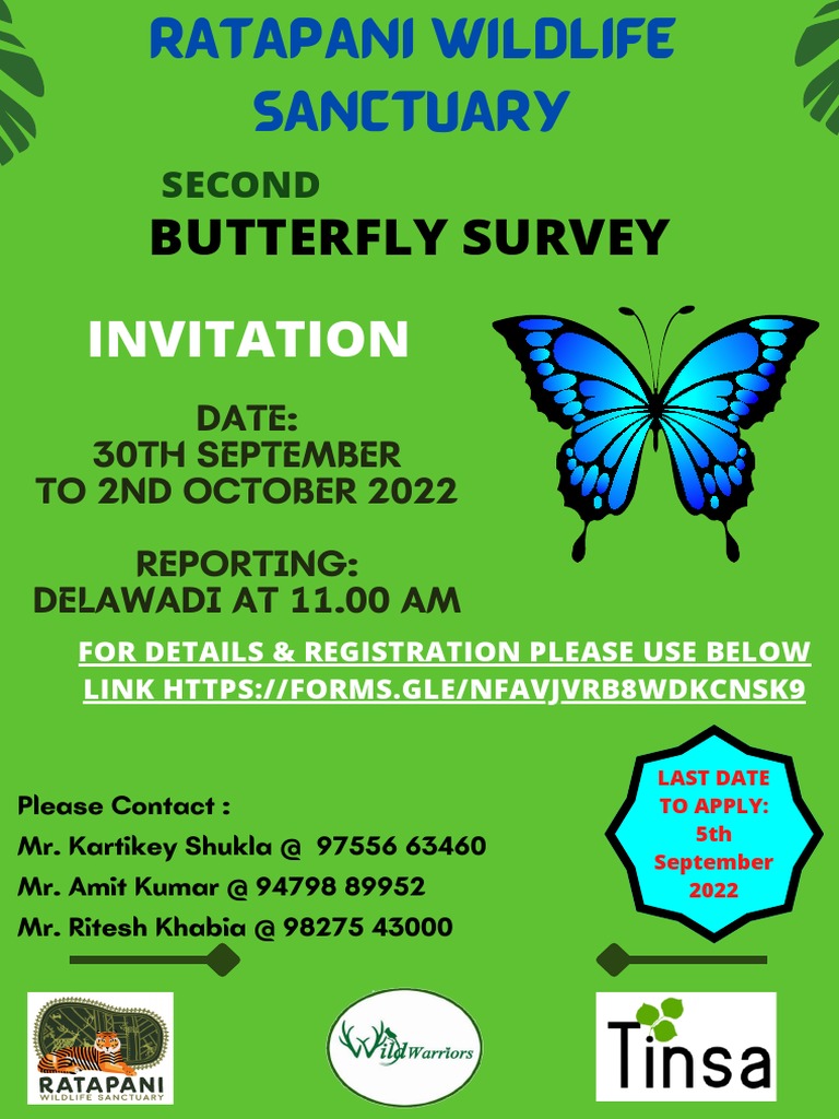 Second Ratapani Butterfly Survey | PDF