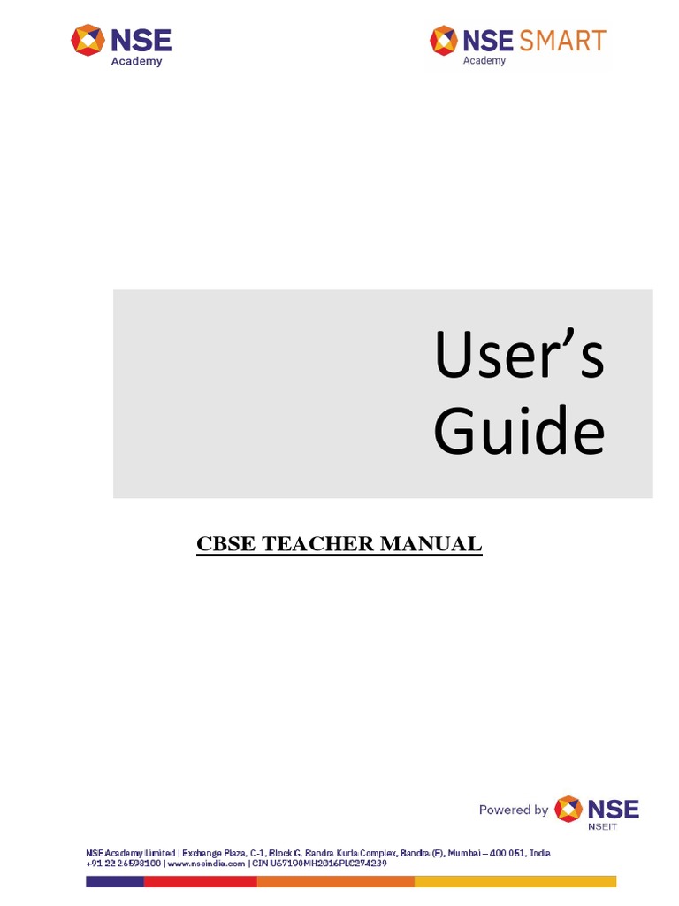 NSE_SMART_TEACHER_MANUAL (1) | PDF