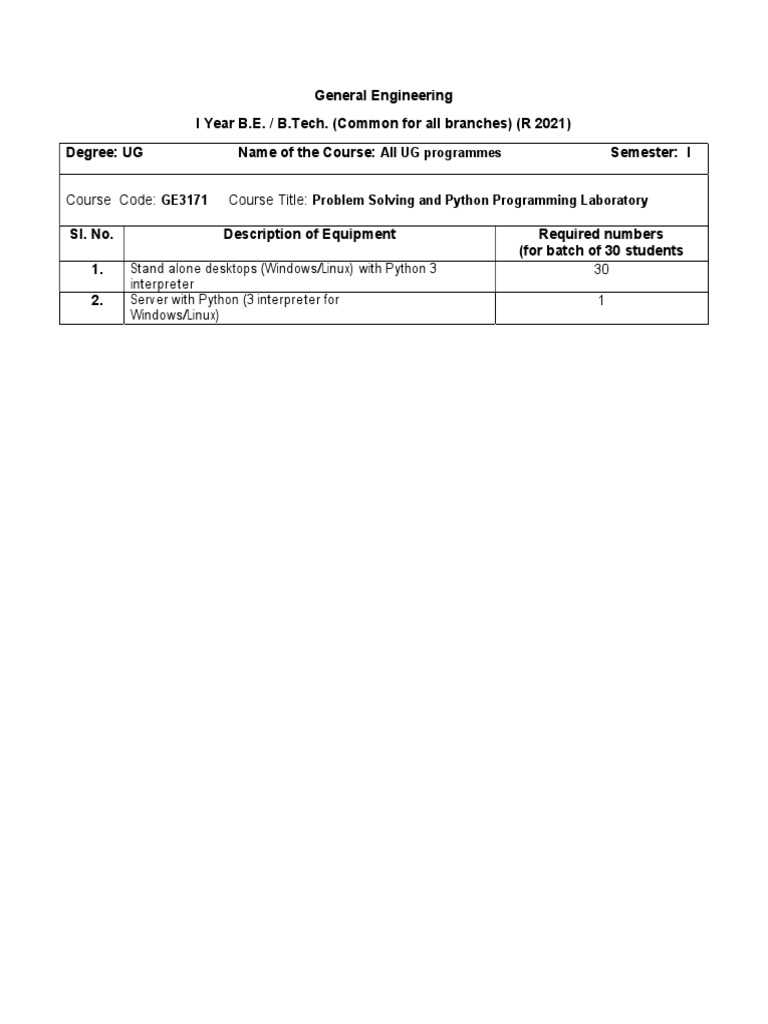 Ep Lab Requirements R2021 | PDF | Sheet Metal | Interferometry