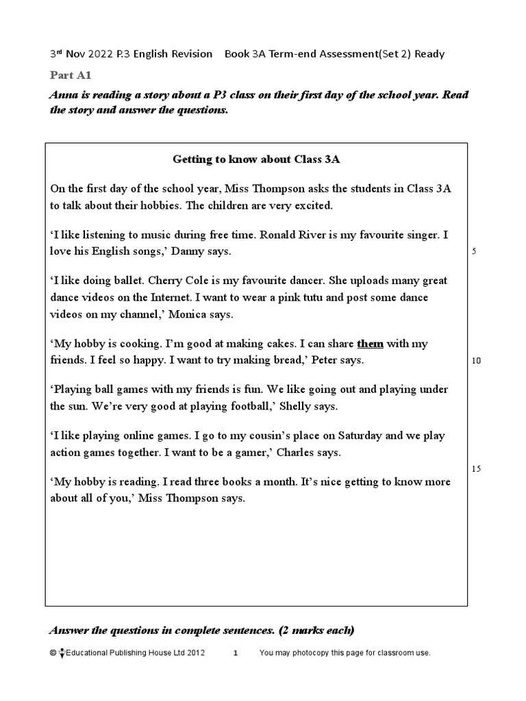 P3 HW 3rd Nov'-Ing' Nouns or Noun Phrases | PDF | Noun | Phrase