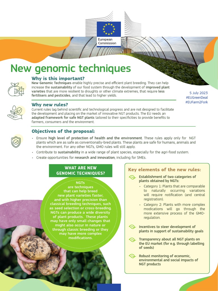 Factsheet New Genomic Techniques en.pdf | PDF