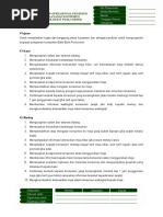 Contoh Prosedur Instruksi SOP Waiter Restoran | PDF