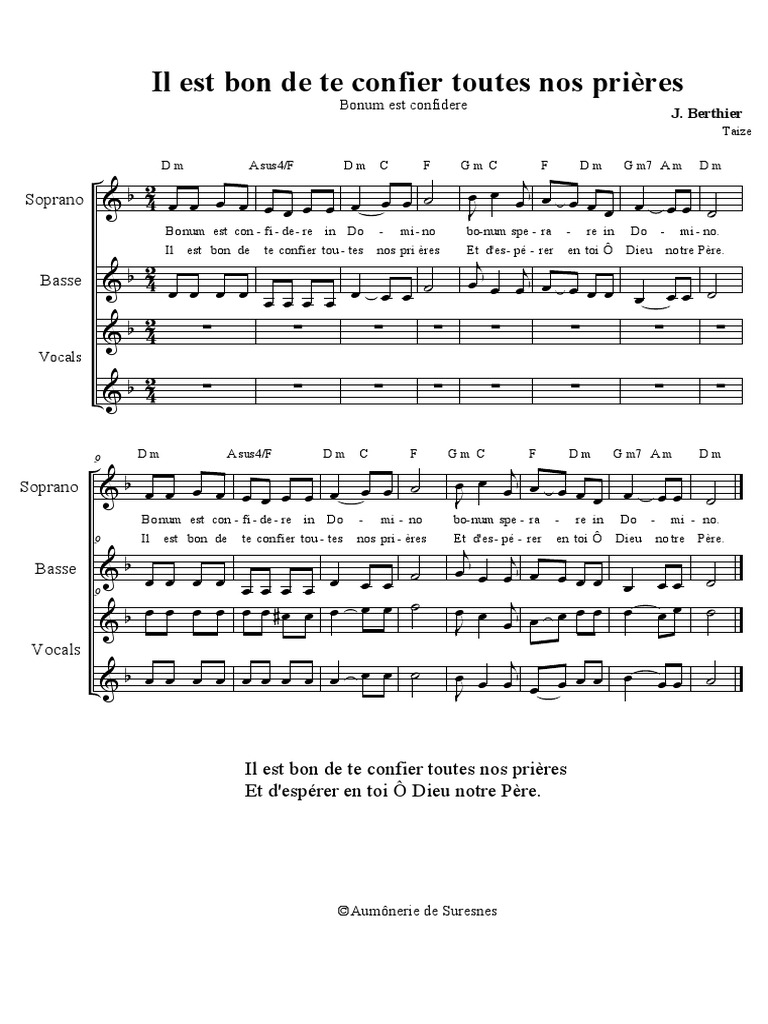 Bonum Est Confidere | PDF