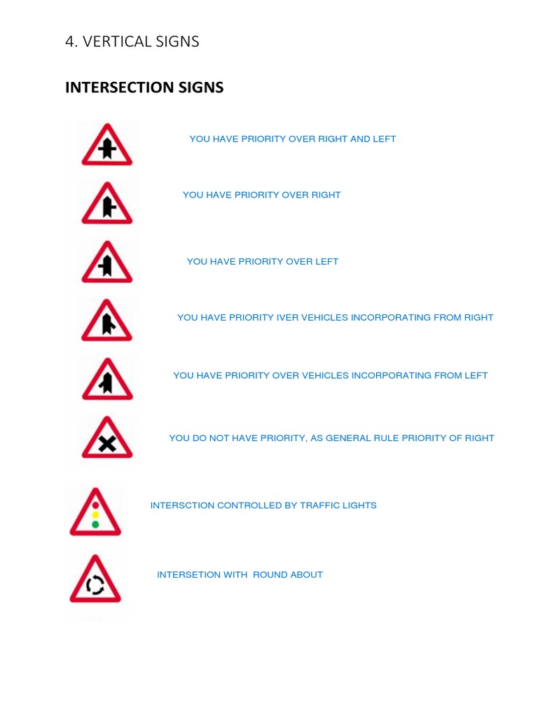 Vertical Signs | PDF | Road | Truck