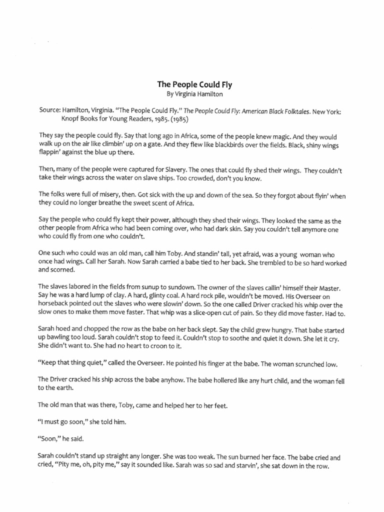 The People Could Fly | PDF