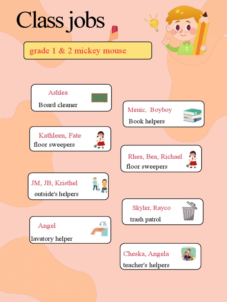 Class Jobs Poster | PDF