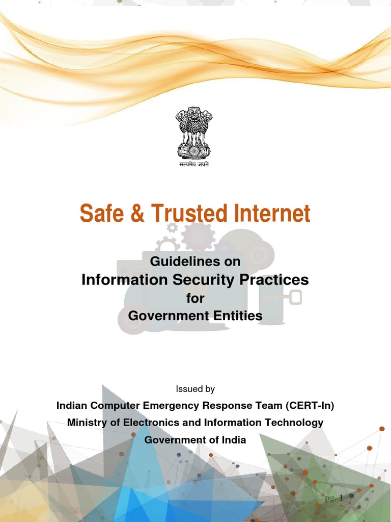Guidelinesgovtentities | PDF | Computer Network | Security