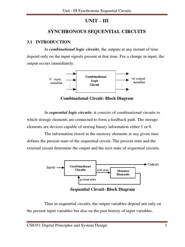 DPSD 20-21 Notes Unit-3 | PDF | Logic Gate | Digital Electronics