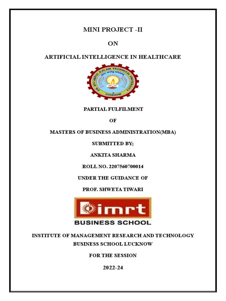 Mini Project Report 2 Ankita PDF | PDF
