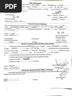 NCC Camp Form | PDF