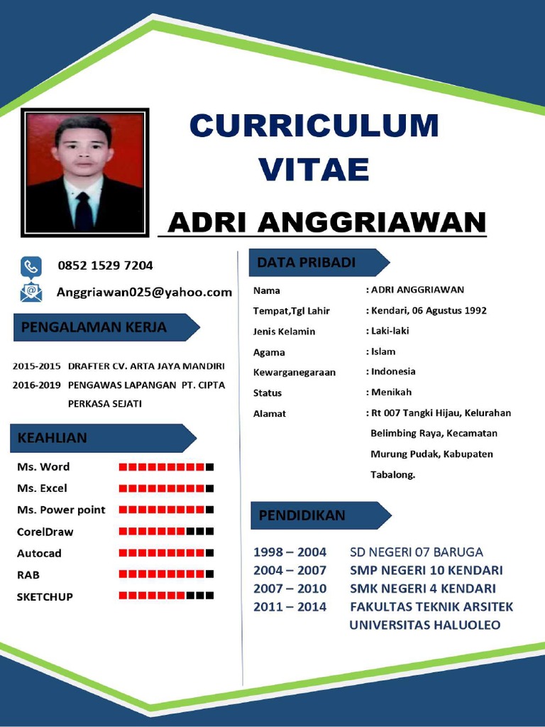 CV - Adri A-Group Leader - Drafter & Civil | PDF