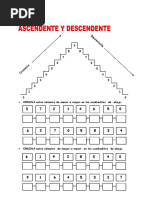 Ejercicios de Números Ascendentes y Descendentes | PDF | Enseñanza de ...