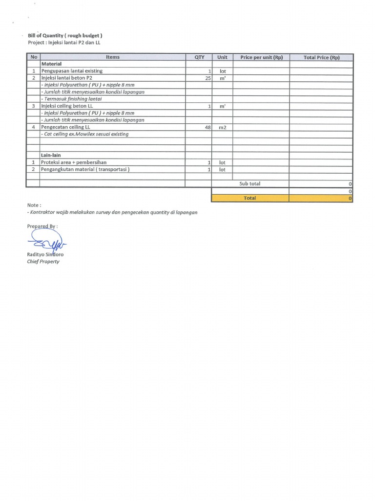 Injeksi LL & P2 | PDF