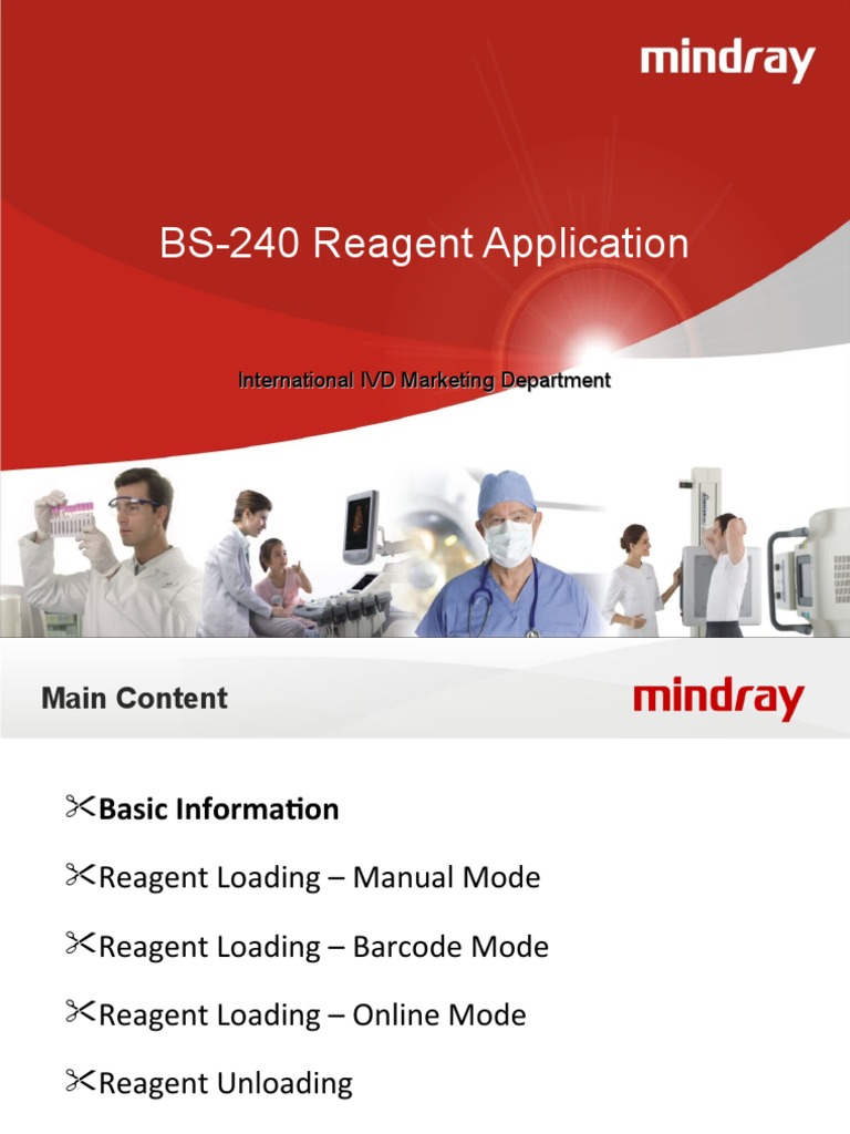 02 BS-240 Reagent Disk Application | PDF